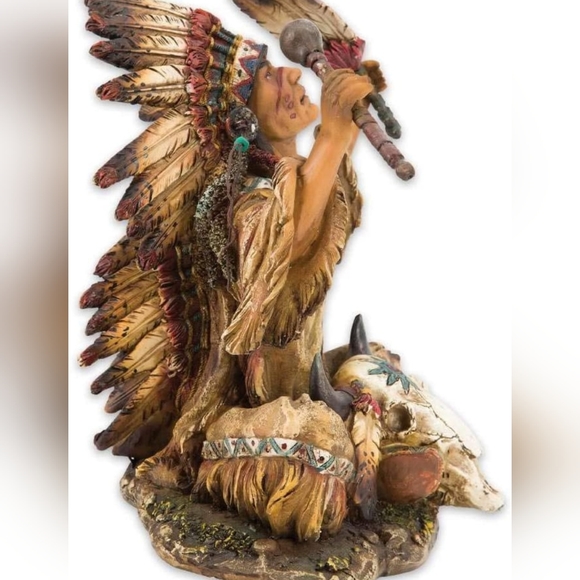 Accents | New Native American Indian Chief Statue | Poshmark
